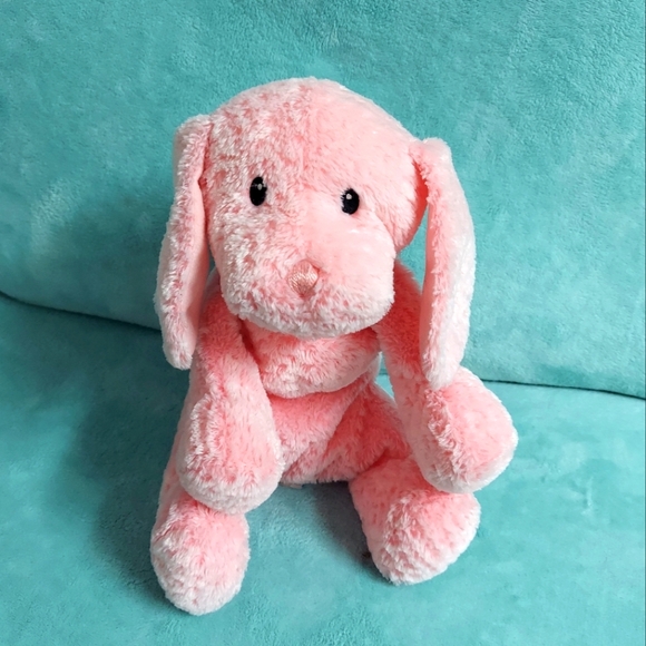 Gund | Toys | Rare Baby Gund Pink Puppy Dog Puddles Plush Stuffed ...